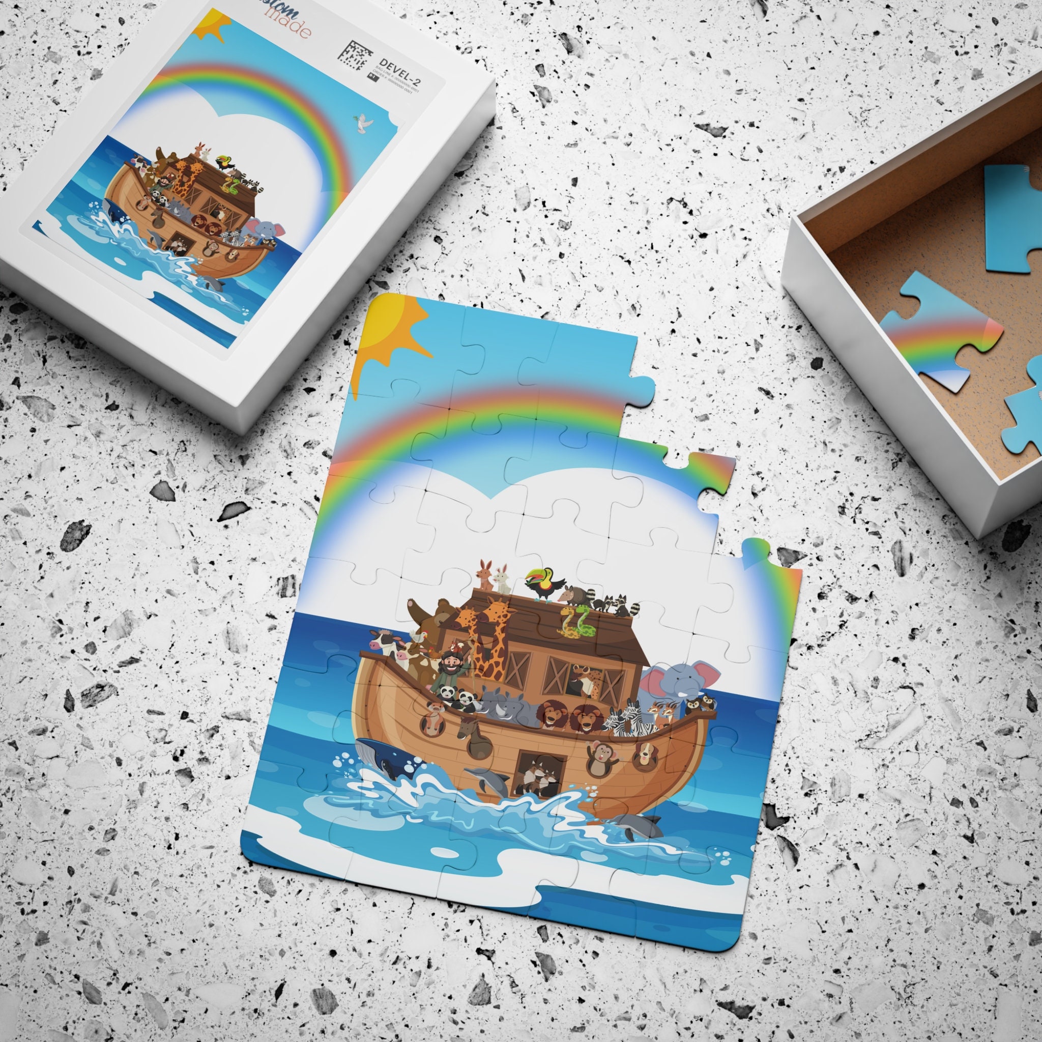 Bible-themed Noah's Ark Kids' Puzzle, 30-piece Noah's Ark Puzzle Kid's ...