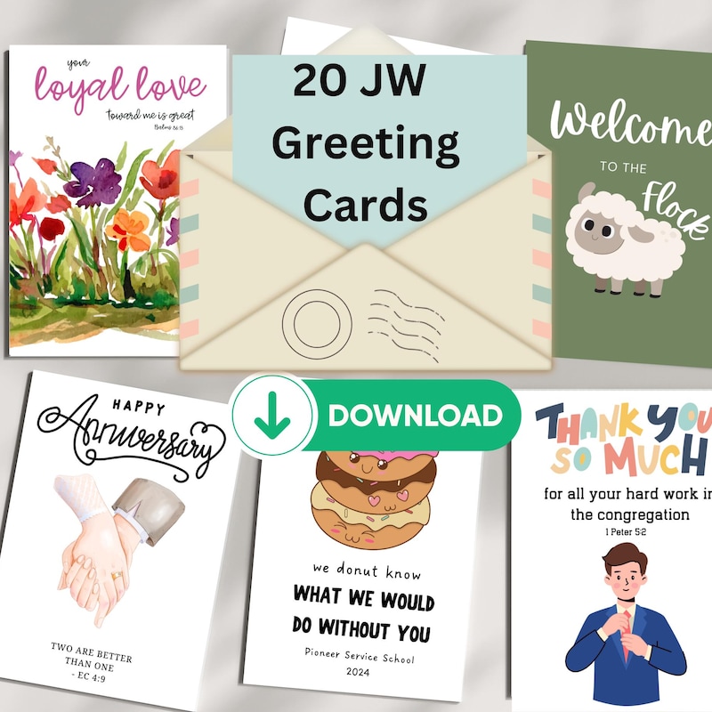 Jw Cards - Etsy
