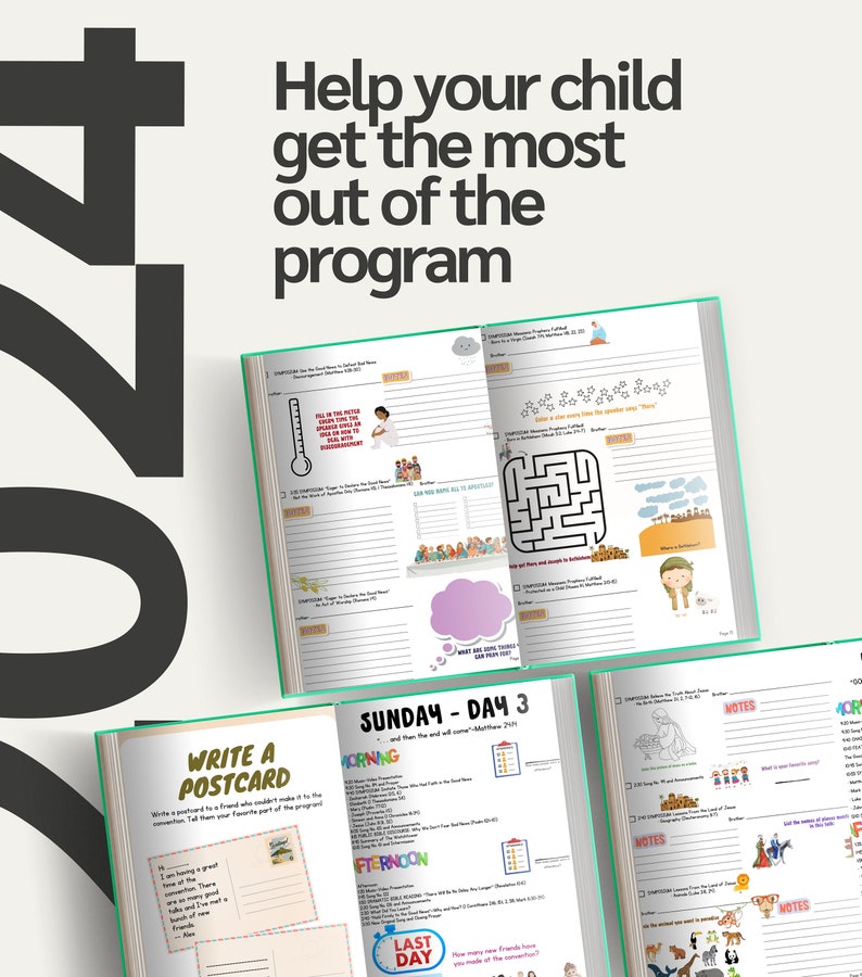 JW Kids PRINTABLE Activity Books for Convention 2024 Regional ...