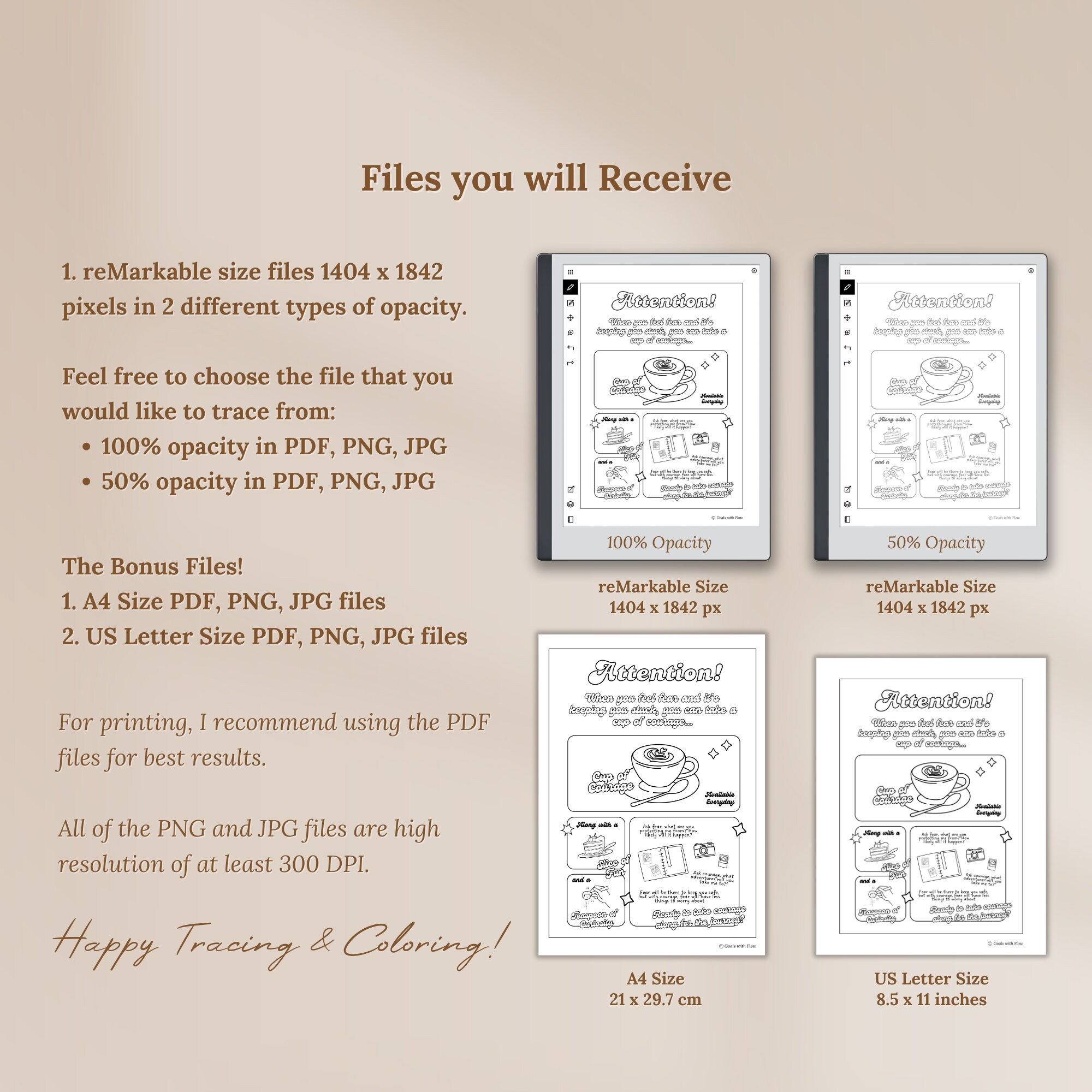 Remarkable 2 Templates Mindful Tracing Page, Motivational Quotes ...