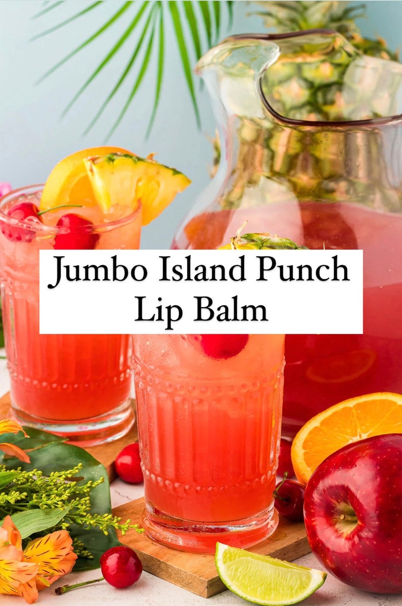 Jumbo Island Punch Lip Balm - Etsy