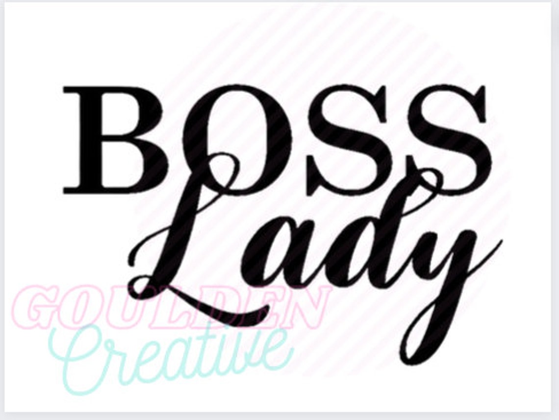 Boss Lady - PNG Cricut Downloadable - Etsy