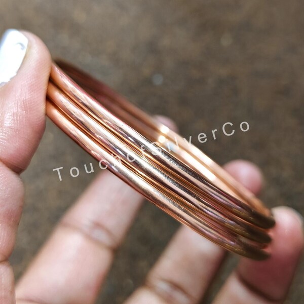 Copper Bangles - Etsy