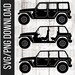 Vinyl Decal Files for Jeep SVG/PNG 9 Designs, Vector Cricut - Etsy