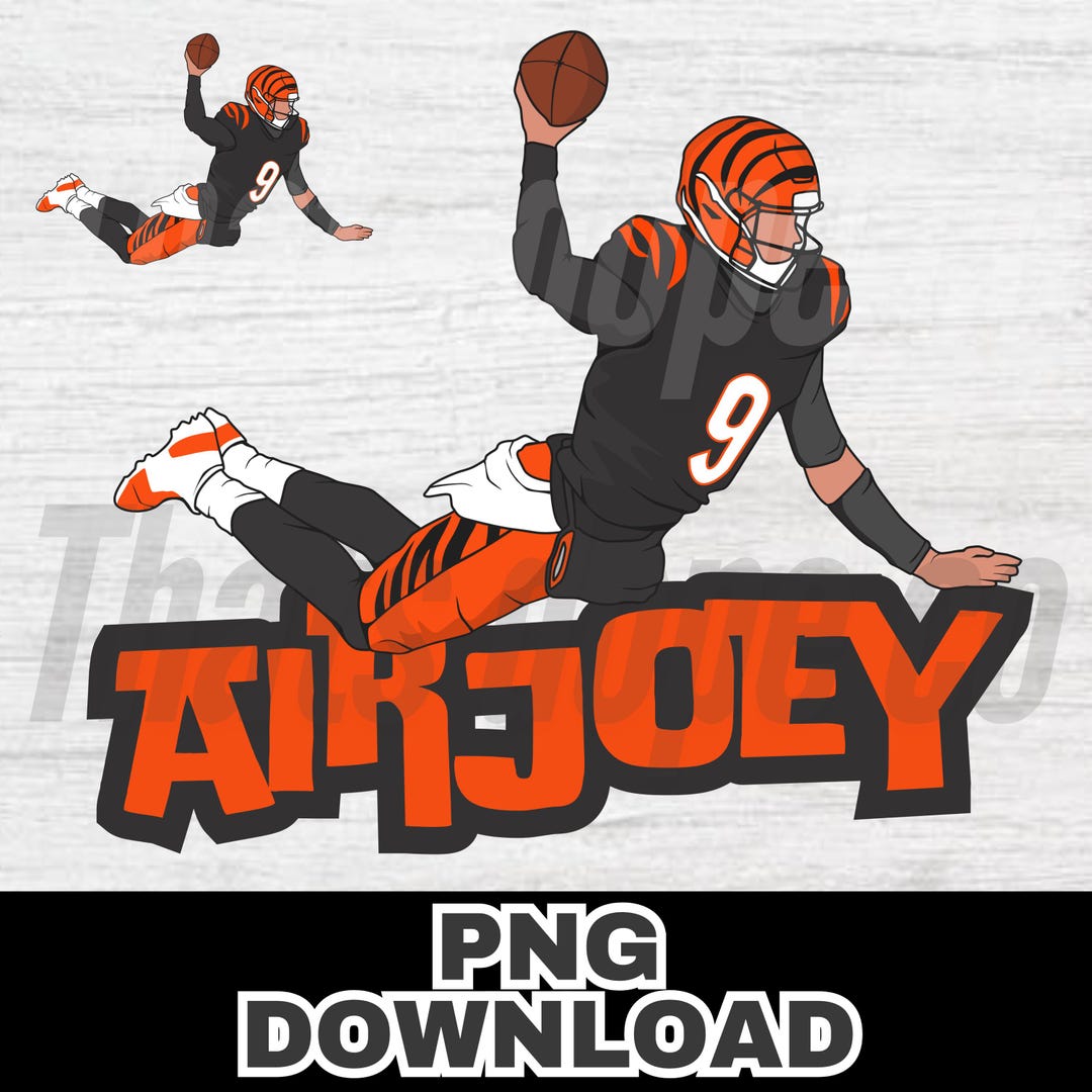 Joe Burrow Diving Touchdown 2 PNG File, Sublimation, Bengal Football ...