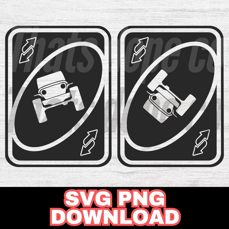 Uno Flip Me Decals for Jeep Svg and Png File, Sublimation - Etsy