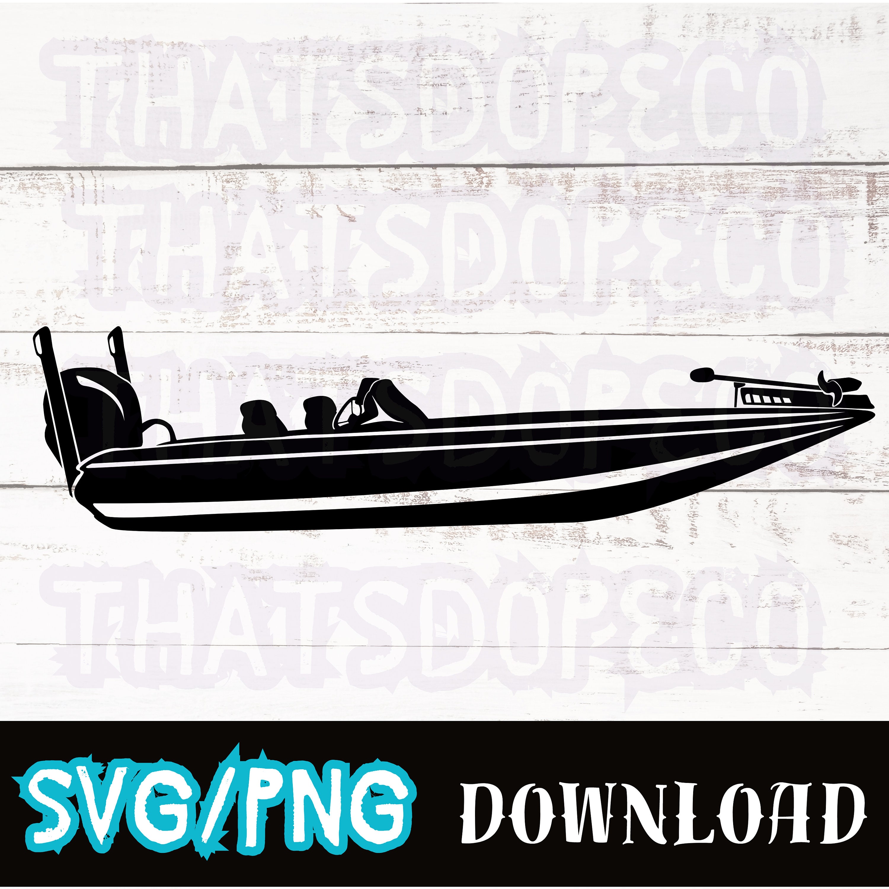 Bass Boat SVG PNG File, Bass Fishing, Fishing Boat, Fisherman - Etsy