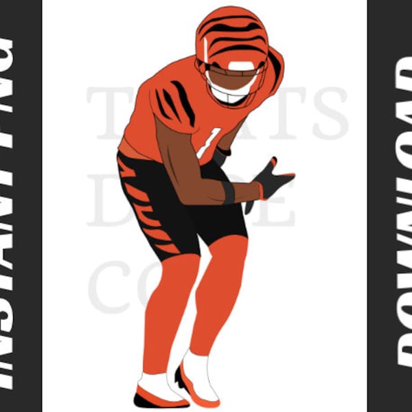 Jamarr Chase Png - Etsy