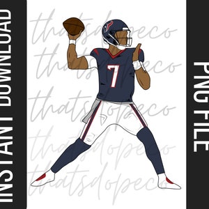 CJ Stroud Png File Texan Football Texas - Etsy