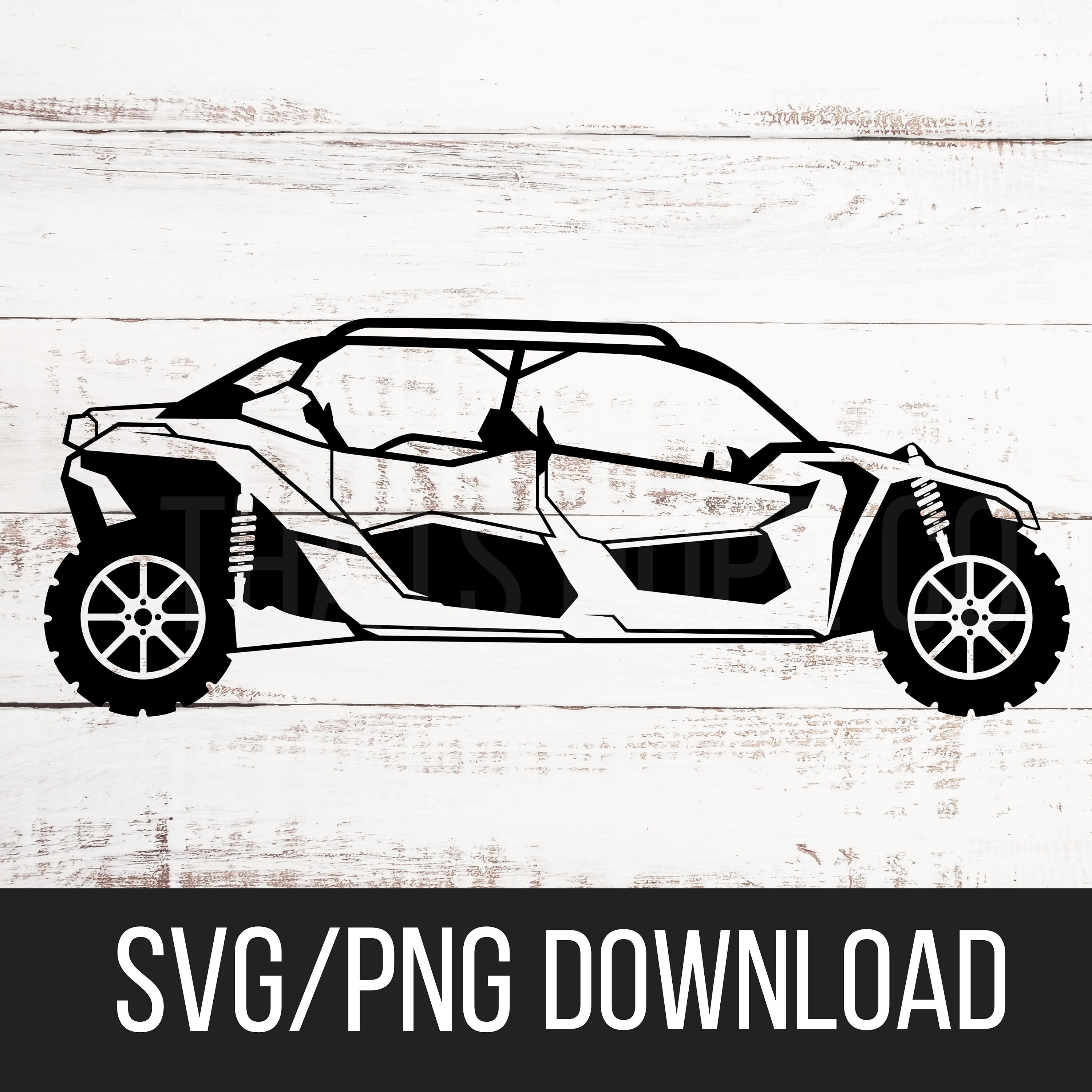 SXS Offroad SVG and PNG File Side by Side - Etsy