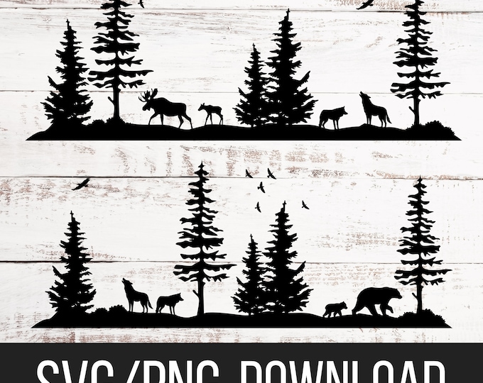 Moose and Bear Svg, Camp Party Svg, Moose and Bear Png, Camp Party Png ...