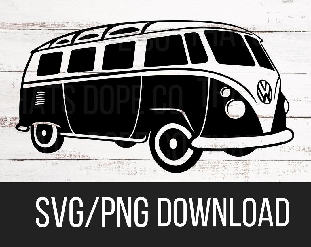 VW Van, Surf Van, Beach Van SVG, PNG Files - Digital Files Cricut, - Etsy