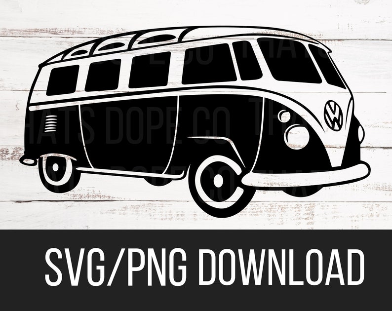 VW Van, Surf Van, Beach Van SVG, PNG Files - Digital Files Cricut, - Etsy