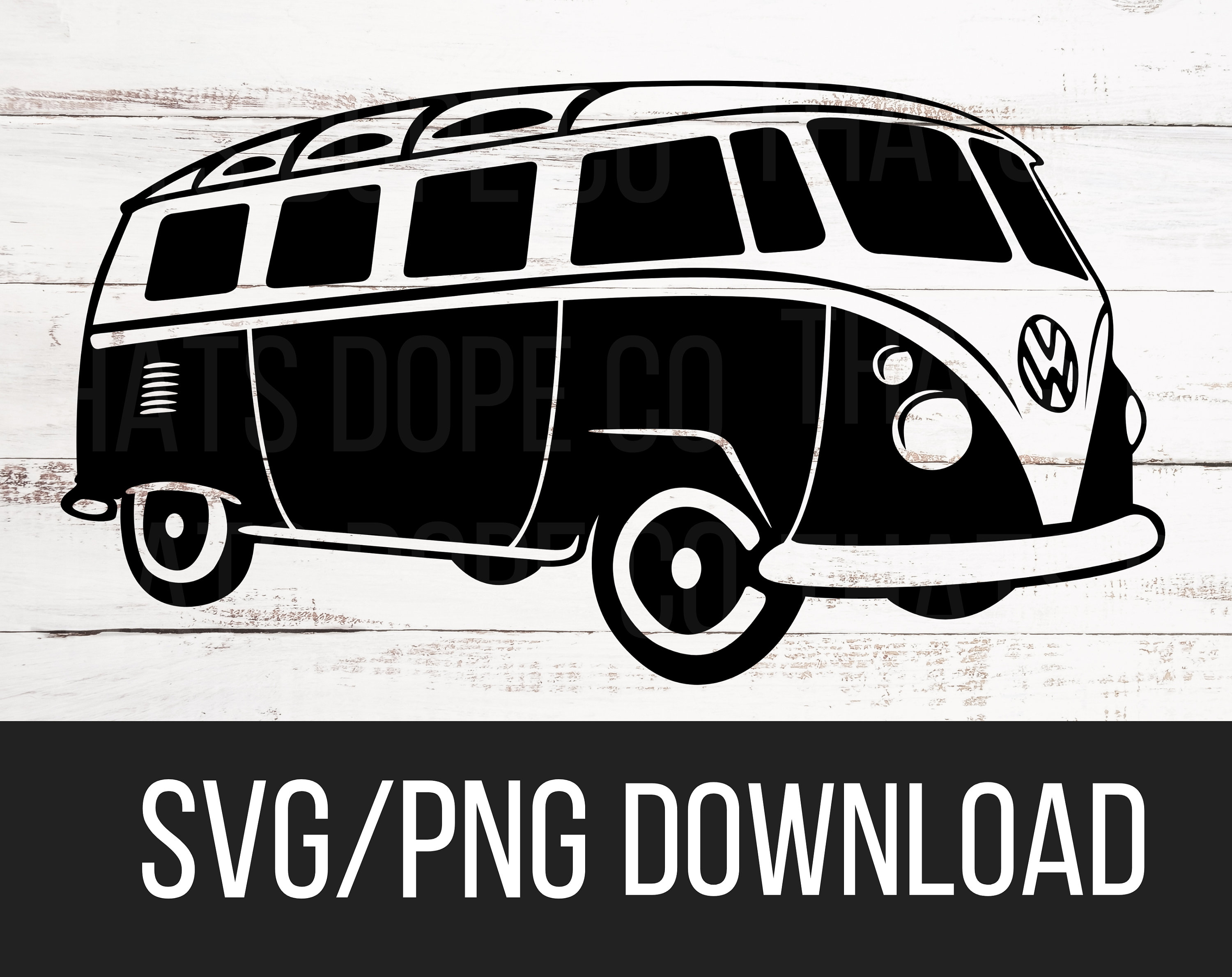 VW Van, Surf Van, Beach Van SVG, PNG Files - Digital Files Cricut, - Etsy