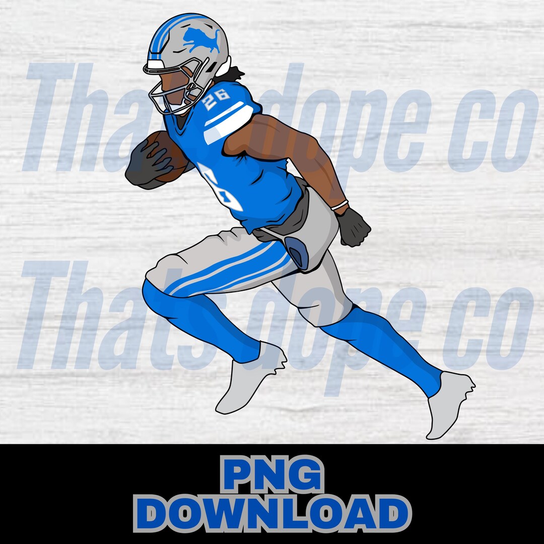 Jahmyr Gibbs Running PNG File, Sublimation, Touchdown Celebration ...
