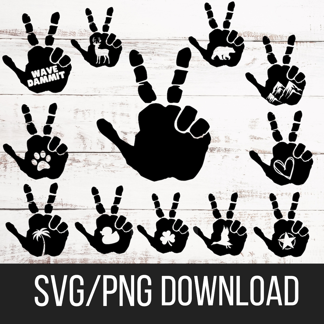 Offroad Wave Bundle for Jeep SVG/PNG 12 Designs, Vector Cricut - Etsy