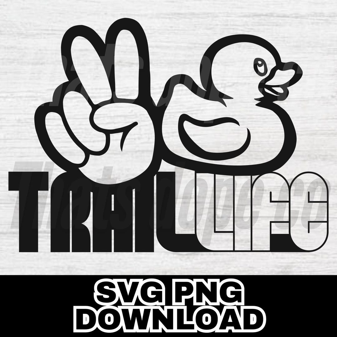 Wave Duck Offroad 4 SVG/PNG Vector Cricut Wave Dammit Duck - Etsy