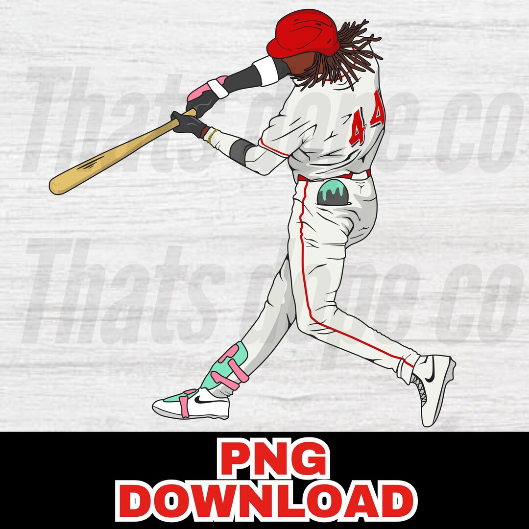 Elly De La Cruz Home Run Red PNG File Sublimation - Etsy