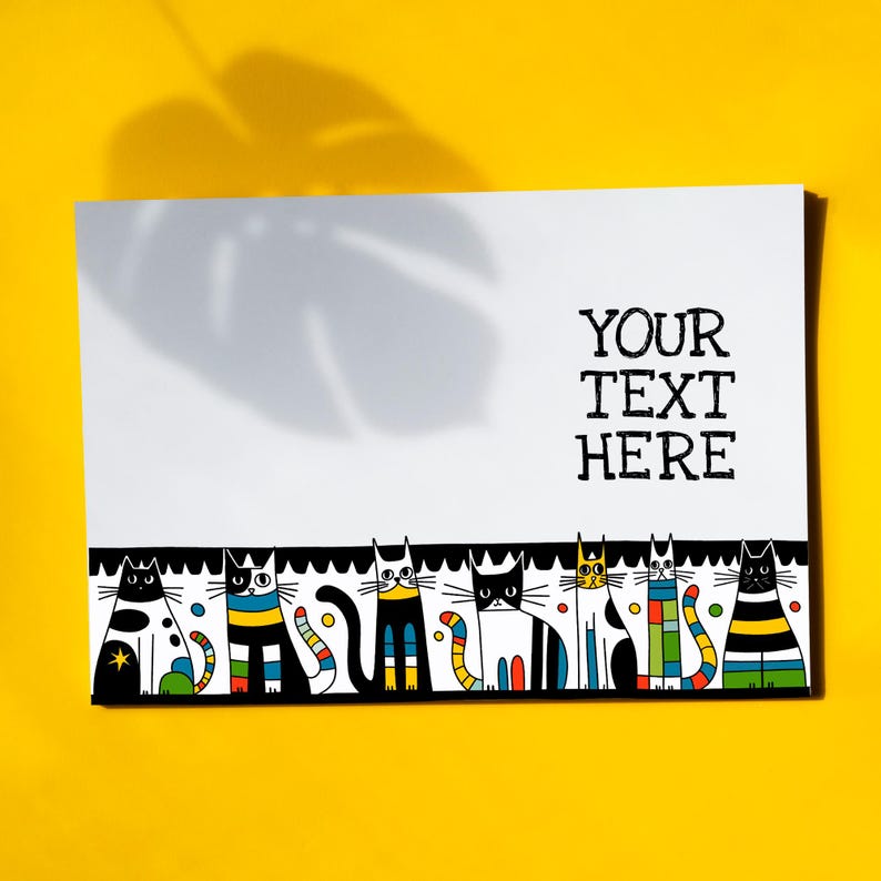 Cute Cats Borders Clipart, Cat PNG, Border Clip Art, Cat Png, Instant ...