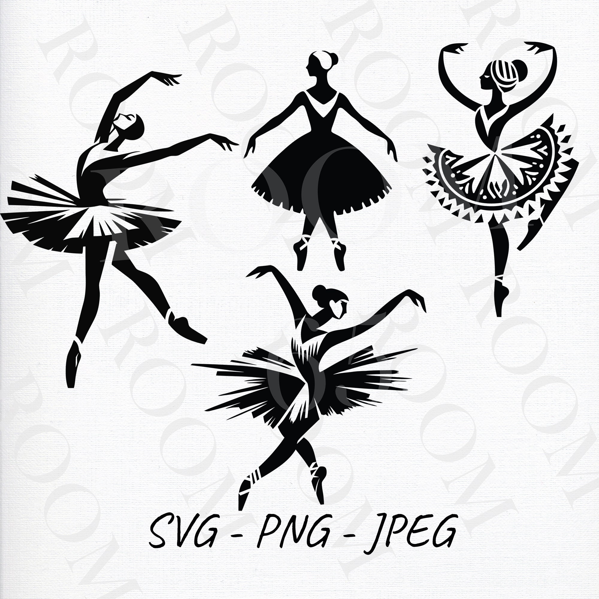 Ballerina Svg Bundle, Ballerina Svg, Png, Jpg, Ballerina Art, Ballerina ...