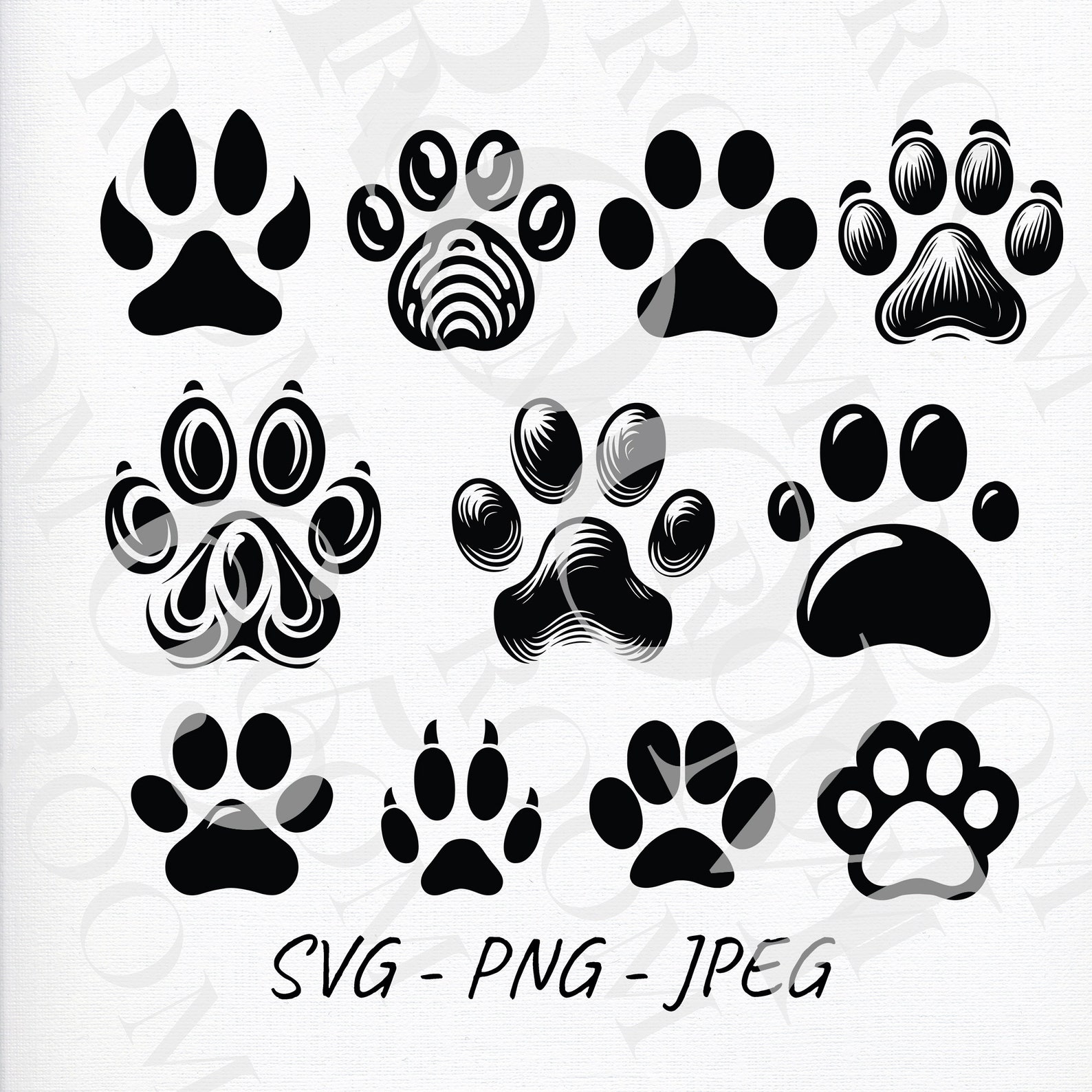 Paw Svg, Paw Print Svg, Cat Paw Svg, Cat Paw Clipart, Paw With Claws ...