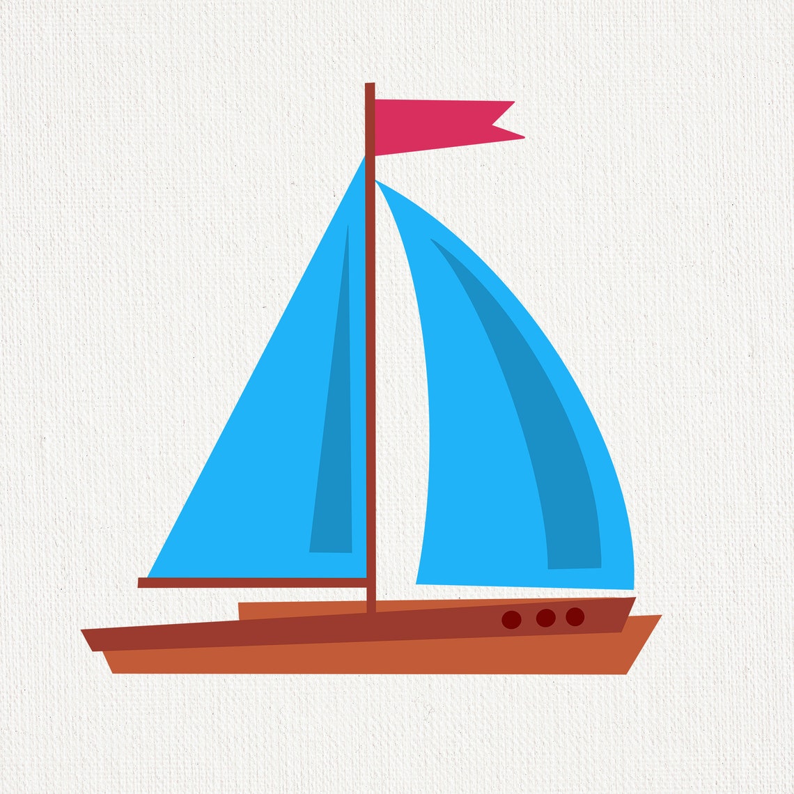 Sailboat Clipart Png, Summer Beach Clipart Set, Water Overlays, Sailing ...