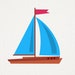 Sailboat Clipart Png, Summer Beach Clipart Set, Water Overlays, Sailing ...