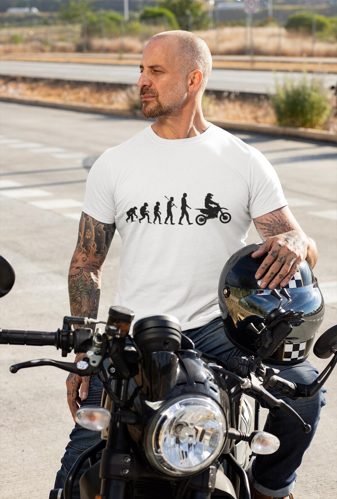Rev up Your Style With Our Stars and Stripes Motorbike Shirt—the ...