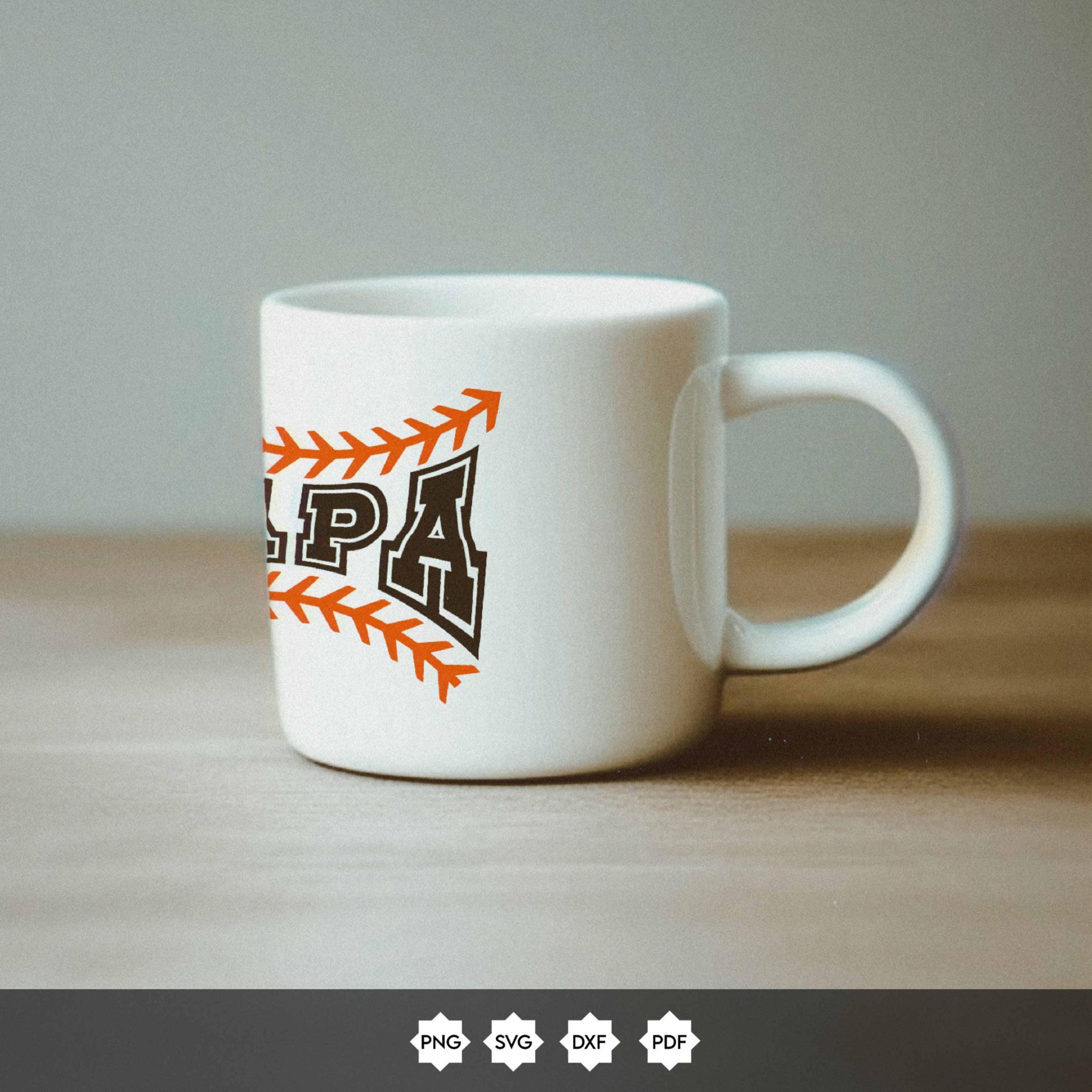 Papa Svg Baseball Svg Dad Svg Custom Papa SVG Father's Day SVG Papa Png ...