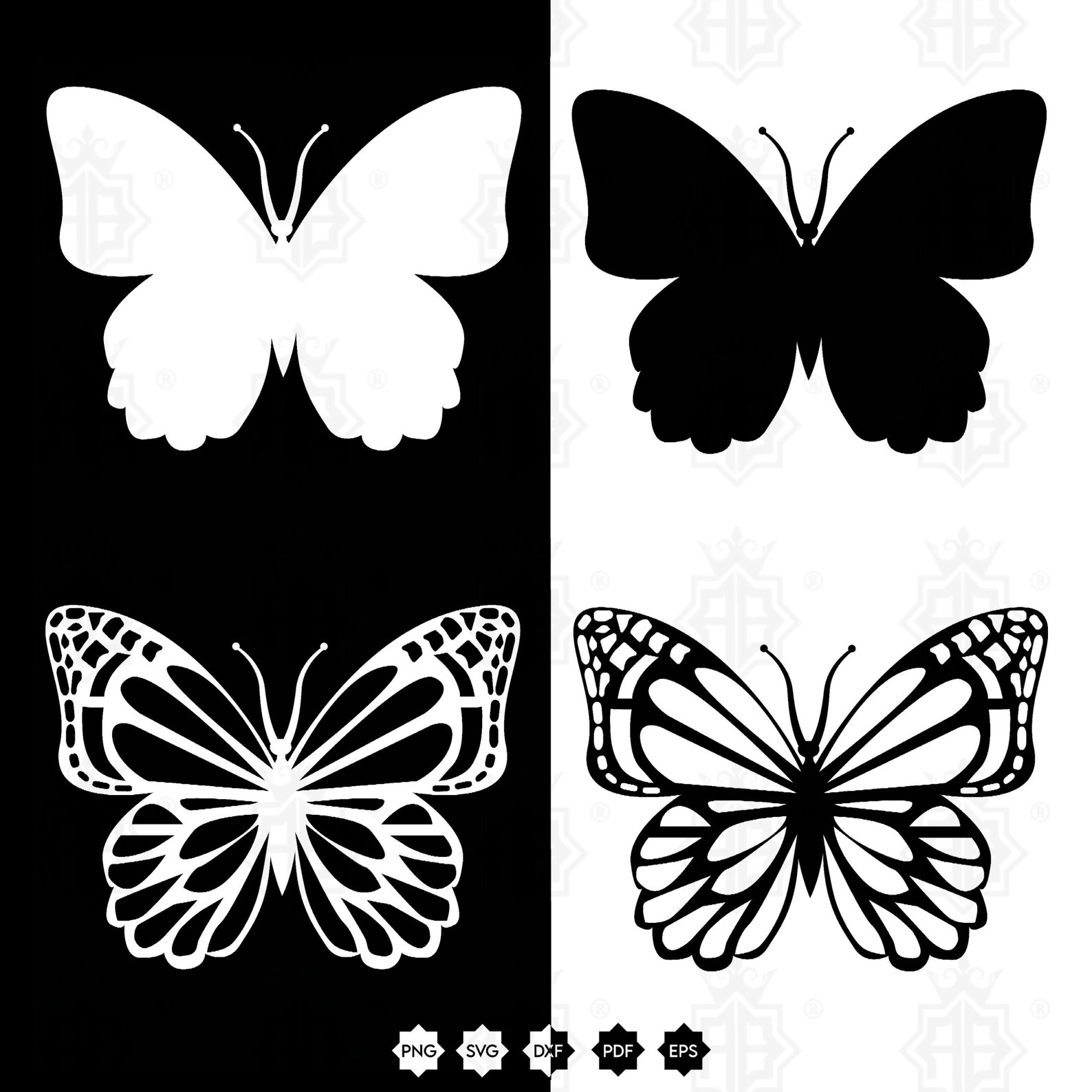 Butterfly SVG Cut File Cricut Svg Files for Cricut Layered Butterfly ...