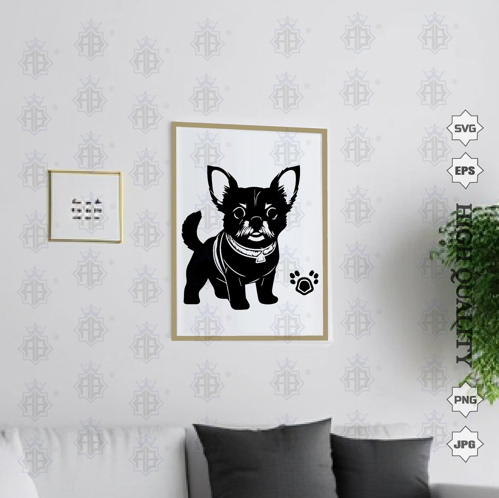 Dog SVG Files Dog Silhouette Svg Dog Breed Svg Playful Dog Svg Dog ...