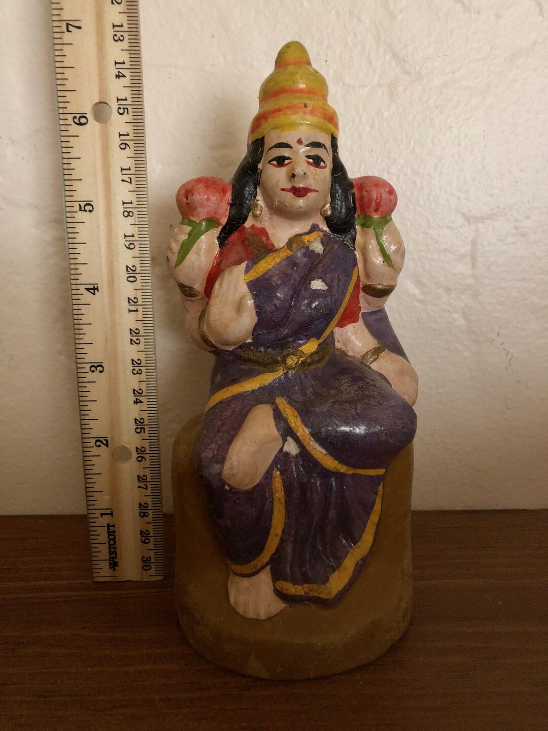 Vintage Terra Cotta Golu Lakshmi Doll From Karnataka, India Region - Etsy