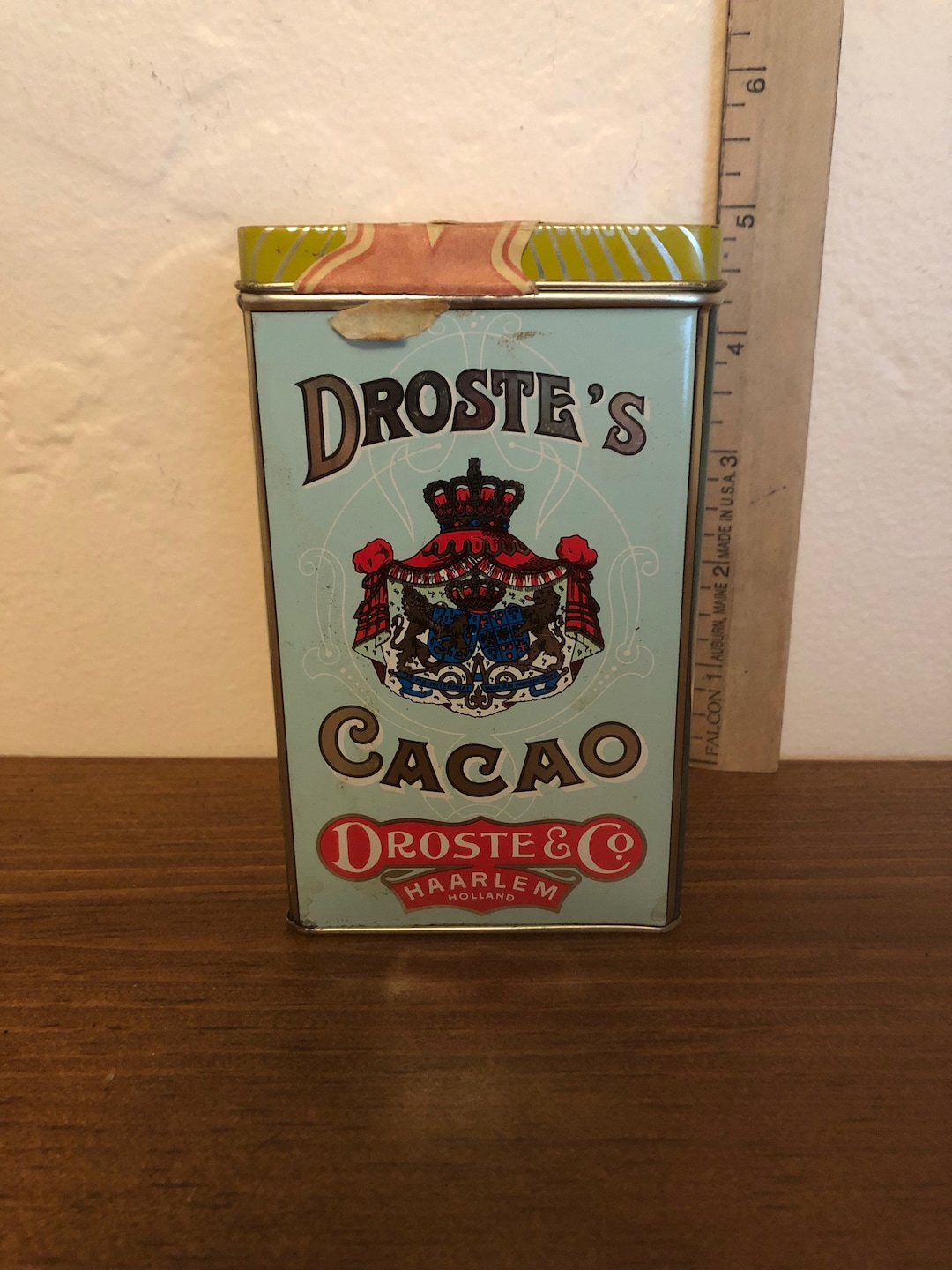 Vintage Drostes Cacao Cocoa Powder Tin From Haarlem, Holland - Etsy