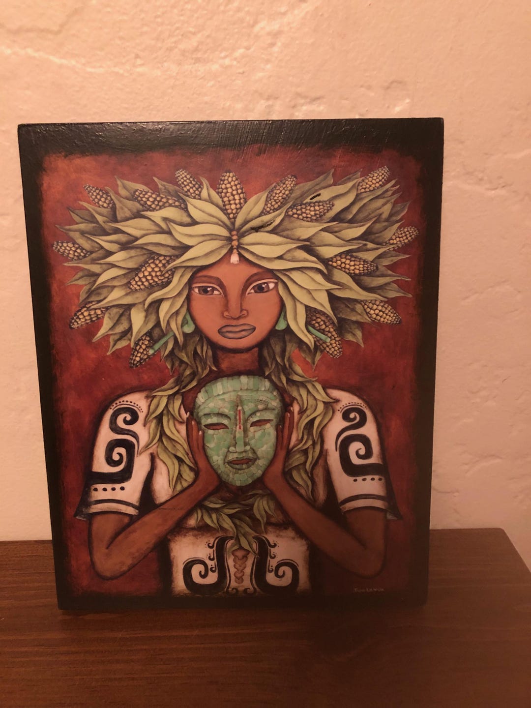 New Mexico/mexican Artistjade Leyva Giclee Print " La Reina De Palenque ...
