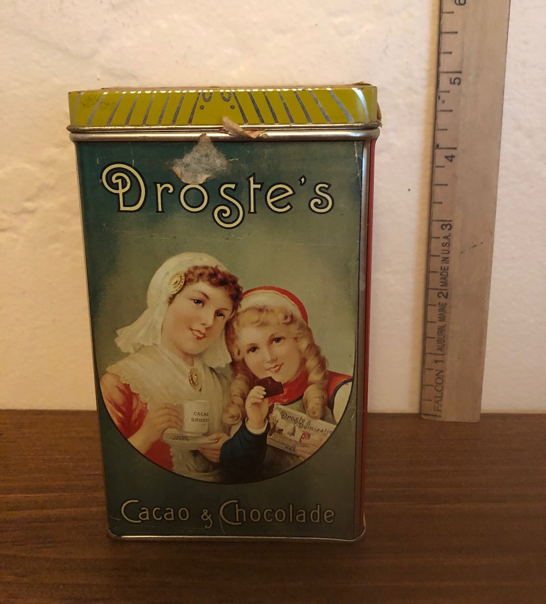 Vintage Drostes Cacao Cocoa Powder Tin From Haarlem, Holland - Etsy