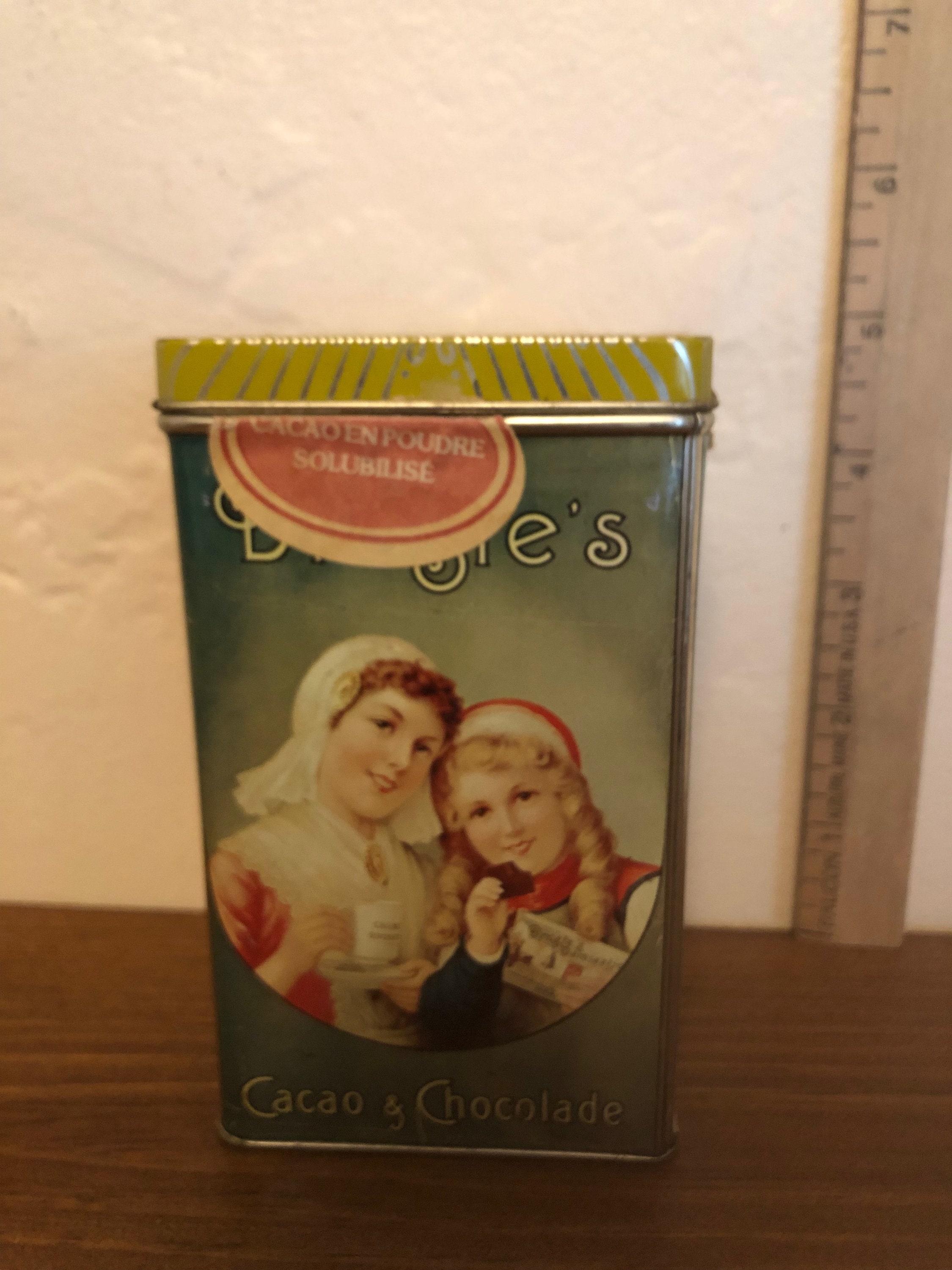 Vintage Drostes Cacao Cocoa Powder Tin From Haarlem, Holland - Etsy