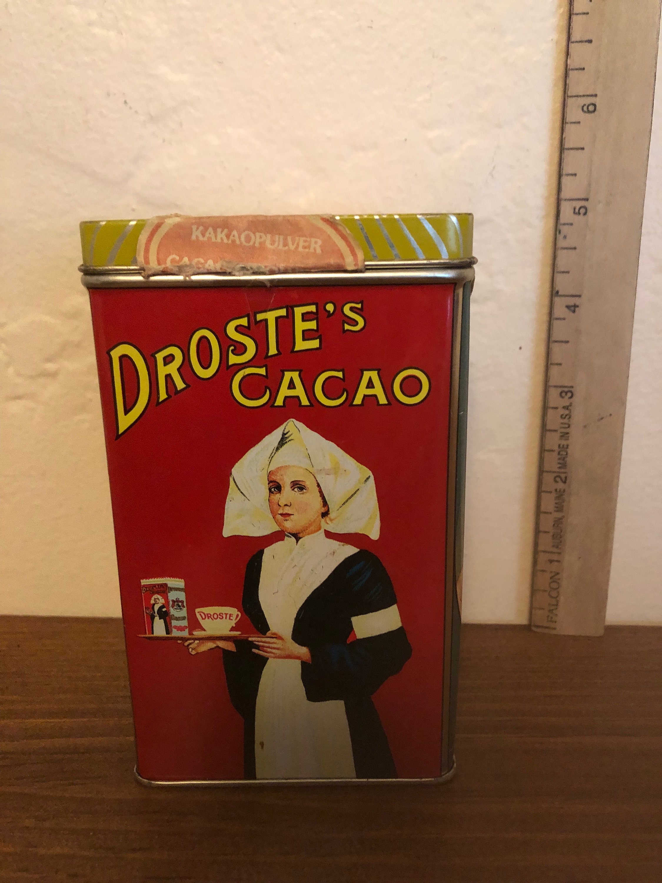 Vintage Drostes Cacao Cocoa Powder Tin From Haarlem, Holland - Etsy