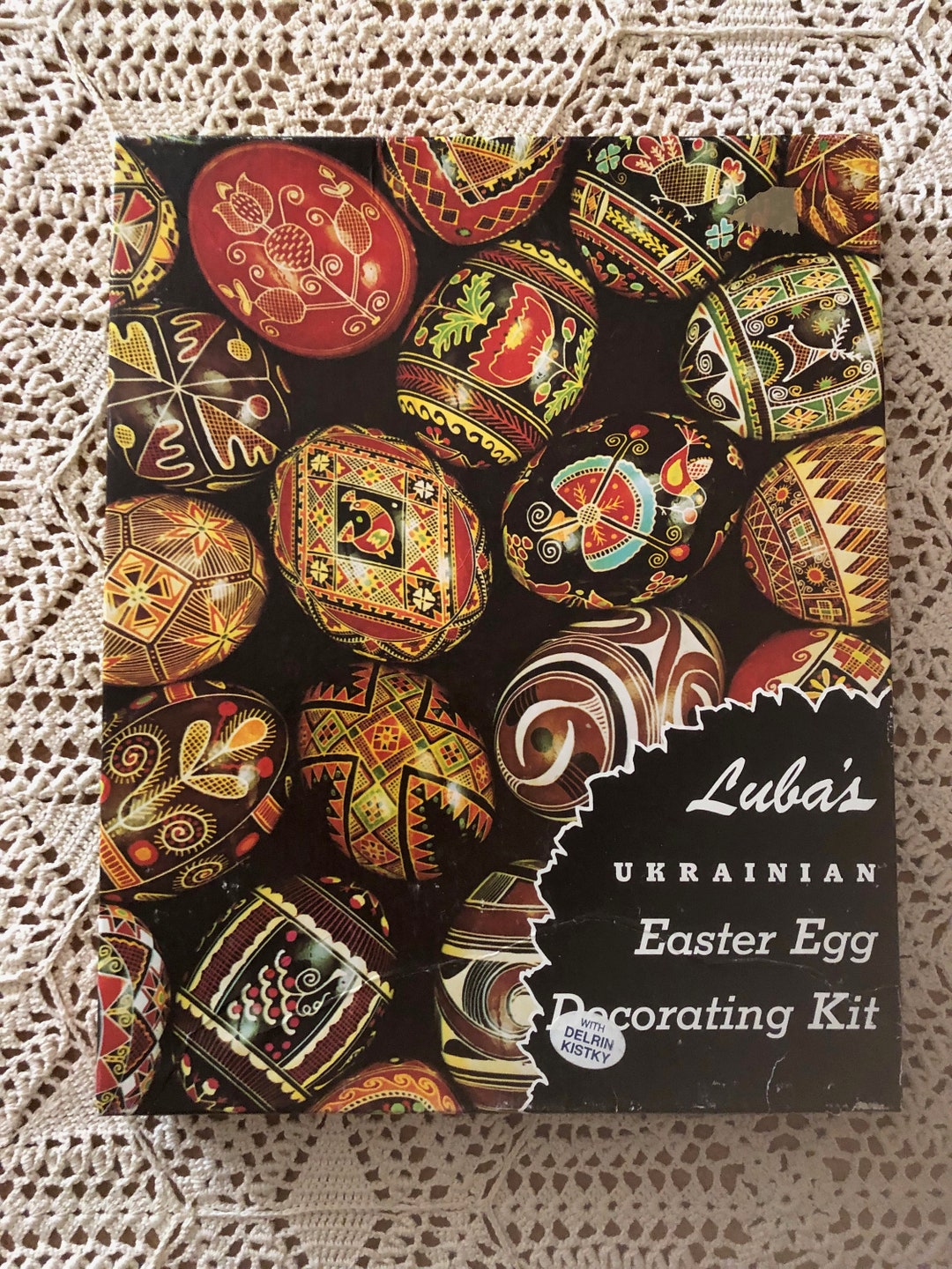 Luba's Ukrainian Pysanka Decorated Egg Craft Set With Instruction, Inks ...