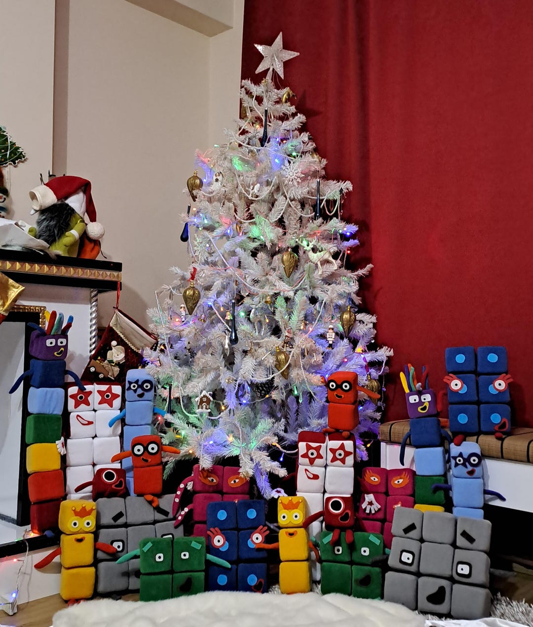 Caras de personajes de Numberblocks del 1 al 10 Juguete de peluche de ...