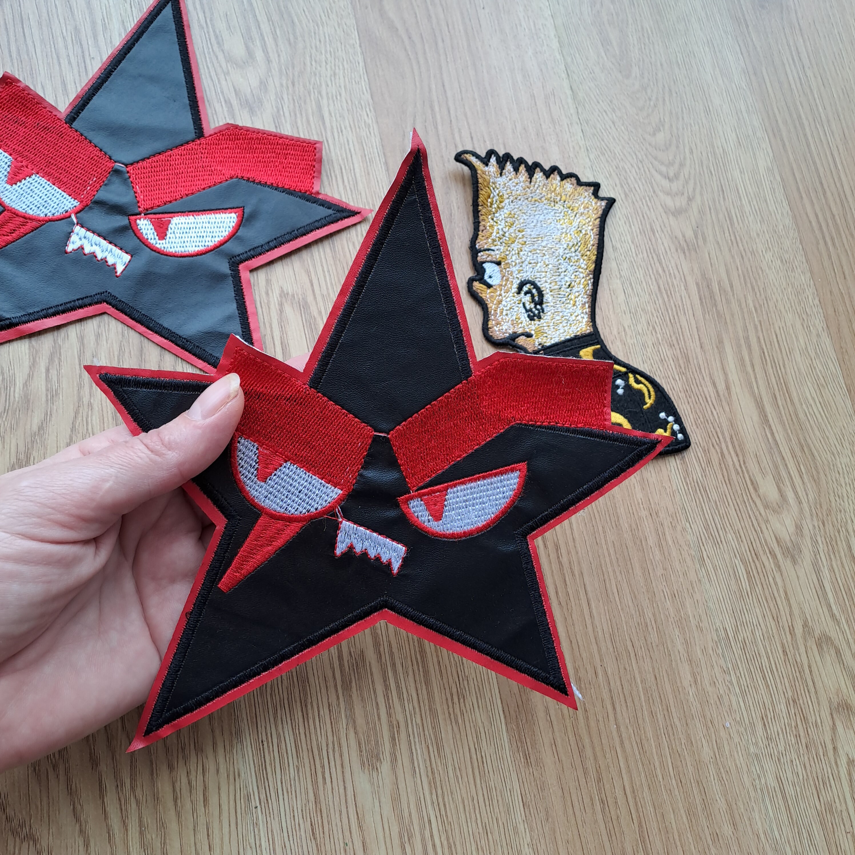 Simpson Patches Star Patch on Clothes Set of Patches Emoji - Etsy