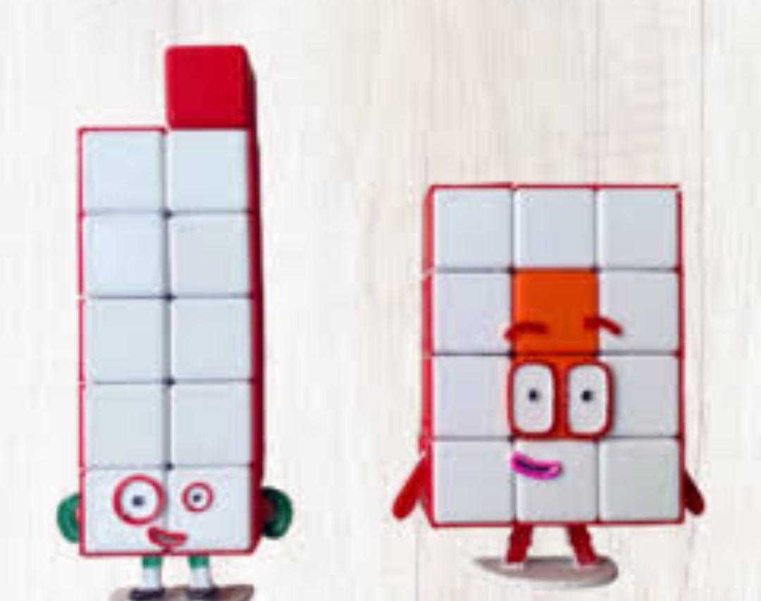 Numberblocks Plush Toy: Soft Math Learning Cubes, Set 11-15 - Etsy