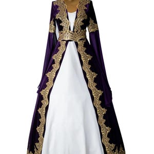 Traditional Vintage Turkish Wedding Dress Bindalli Turkishethnic Folk ...