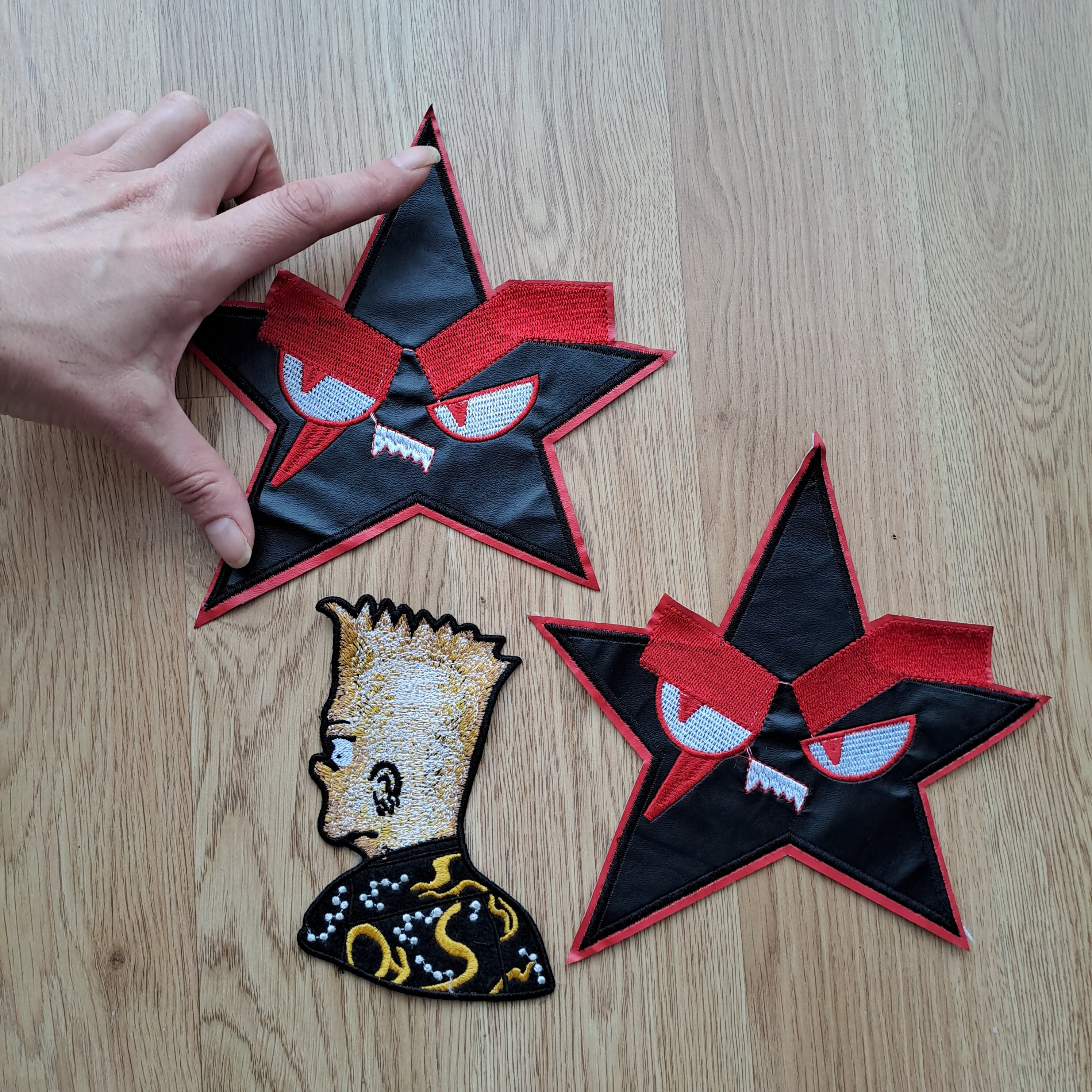 Simpson Patches Star Patch on Clothes Set of Patches Emoji - Etsy