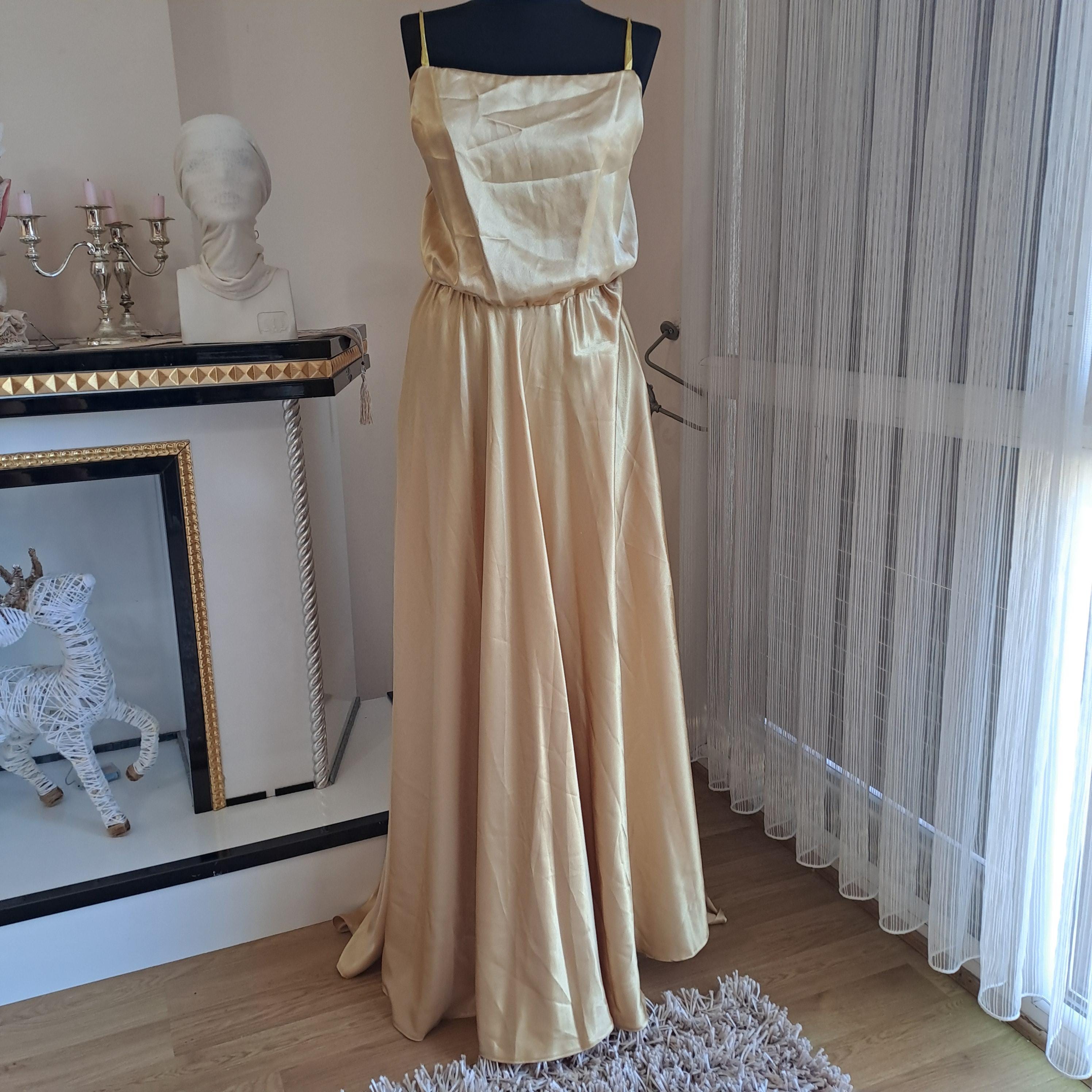 Vintage Gold Turkish Wedding Caftan: Ottoman Style Dress (M-L) - Etsy