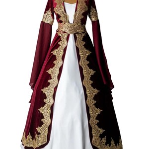 Traditional Vintage Turkish Wedding Dress Bindalli Turkishethnic Folk ...