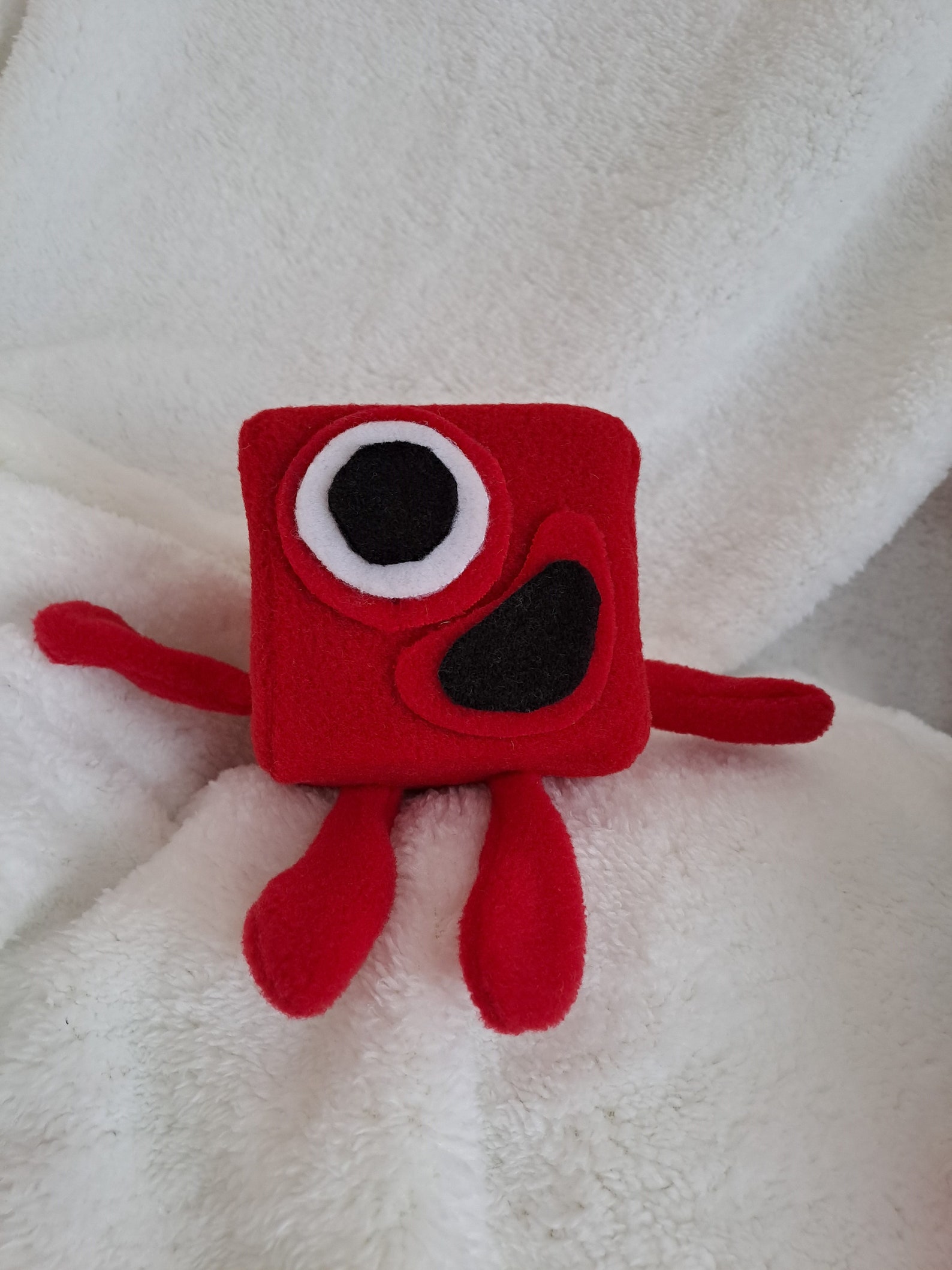 Numberblocks Characters Faces1-10 Number Plushie Soft Toy 3 Square Full ...