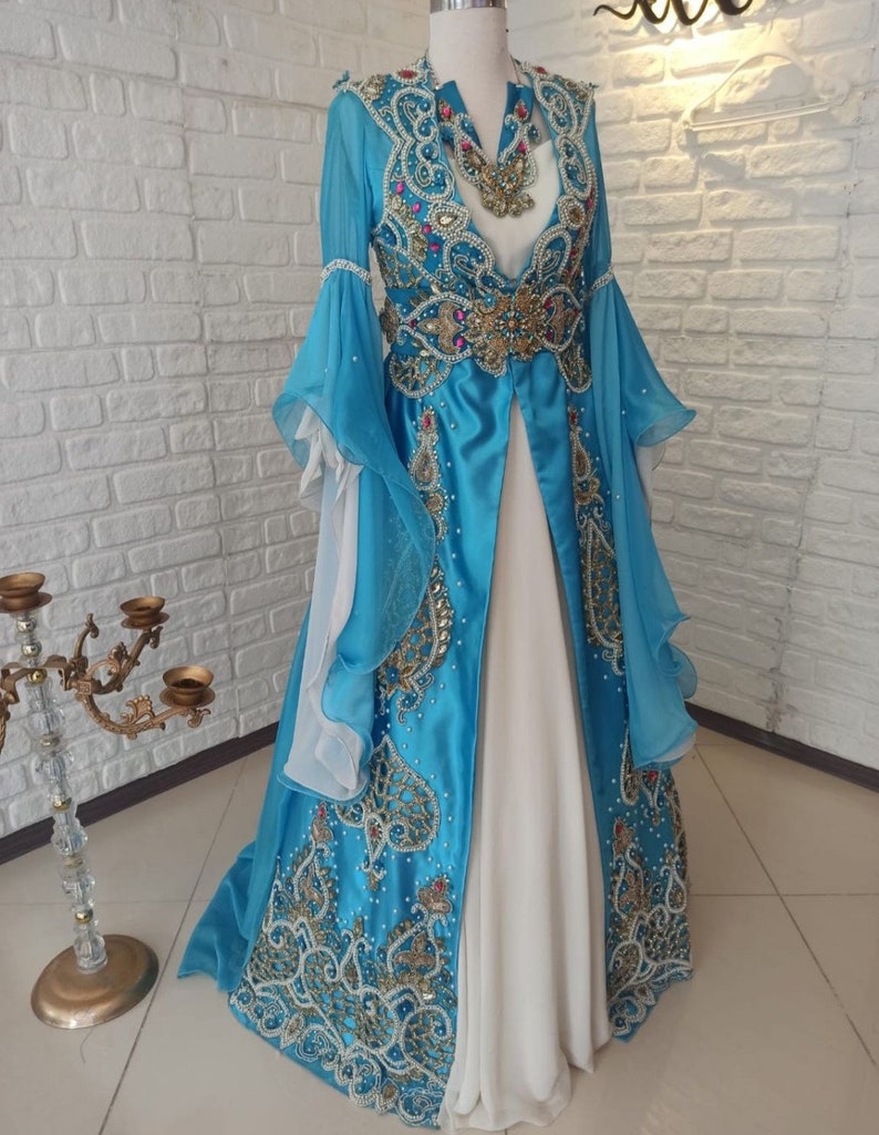 Traditional Vintage Turkish Wedding Dress Bindalli Turkishethnic Folk ...
