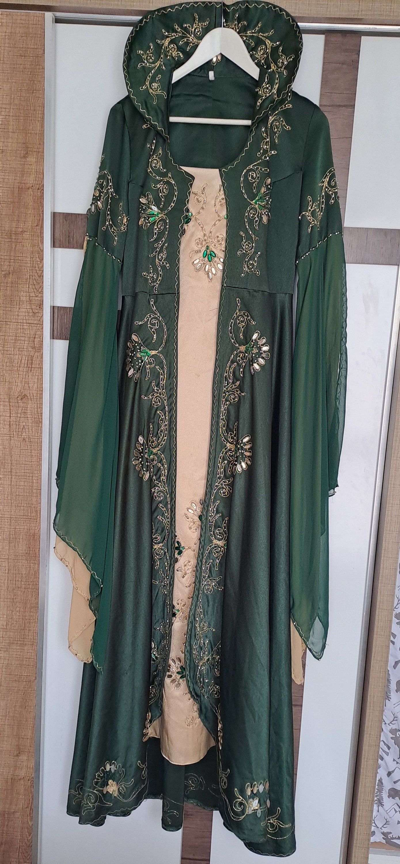 Traditional Vintage Green Turkish Wedding Dress Red Bindalli Turkish ...