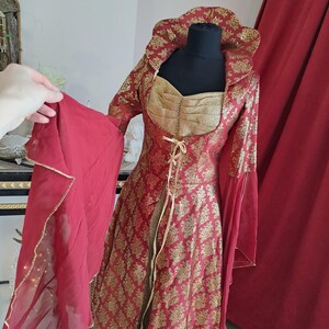 Vintage Red Turkish Wedding Dress: Ottoman Style XS-S - Etsy