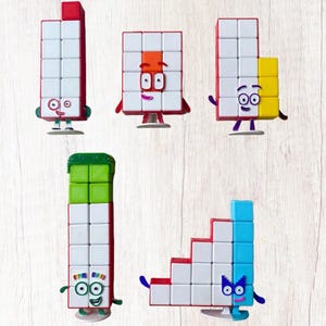 Numberblocks Plush Toy: Soft Math Learning Cubes, Set 11-15 - Etsy